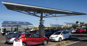 Envision Solar's EV ARC Charging Station on Trial at San Diego Airport