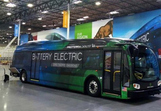 Edmonton Transit Service Receives First Fleet of Proterra Electric Buses