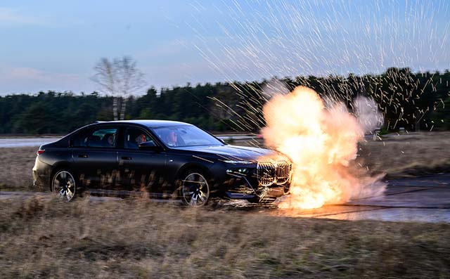 Video: Armoured BMW i7 Protection Will Stop Bullets and Explosives